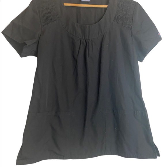 Cherokee | Tops | Cherokee Scrubs Black Shortsleeve Ladies Top Medium ...